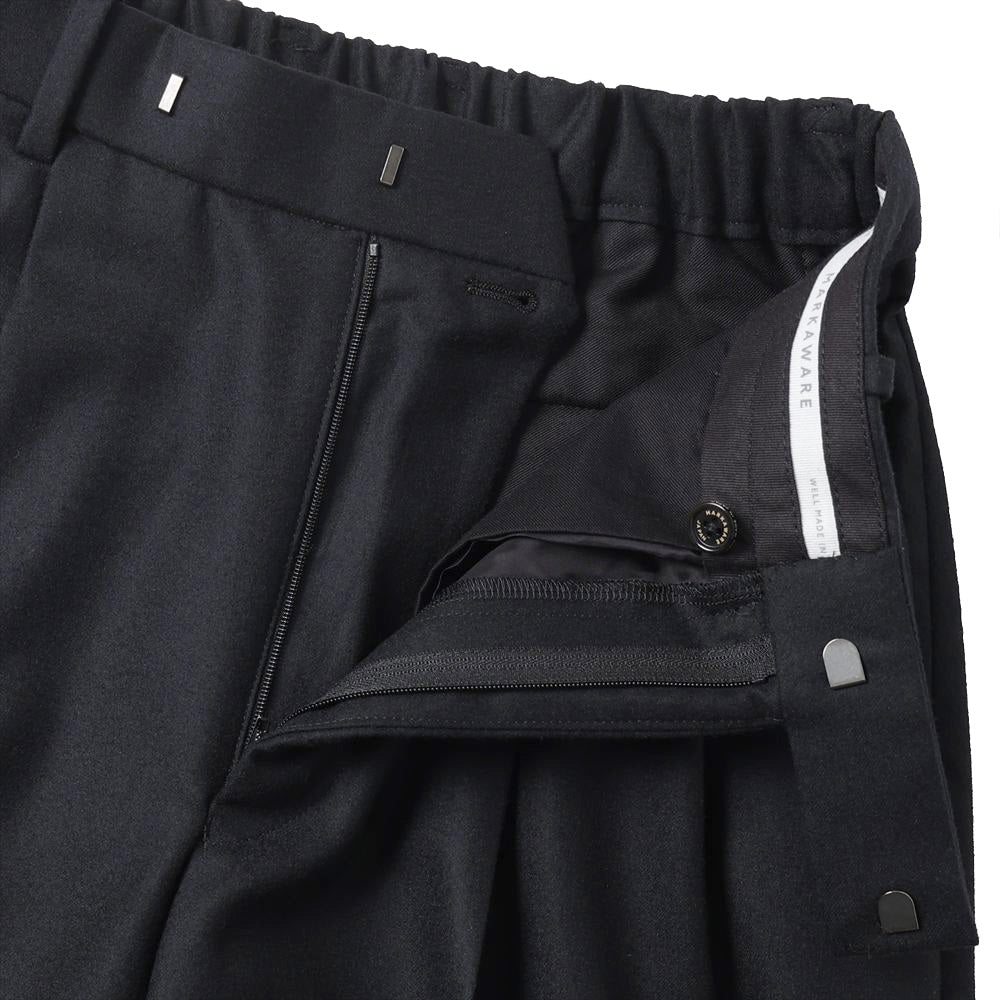 MARKAWARE(マーカウェア) - DOUBLE PLEATED WIDE TROUSERS ORGANIC WOOL FLANNEL – Area