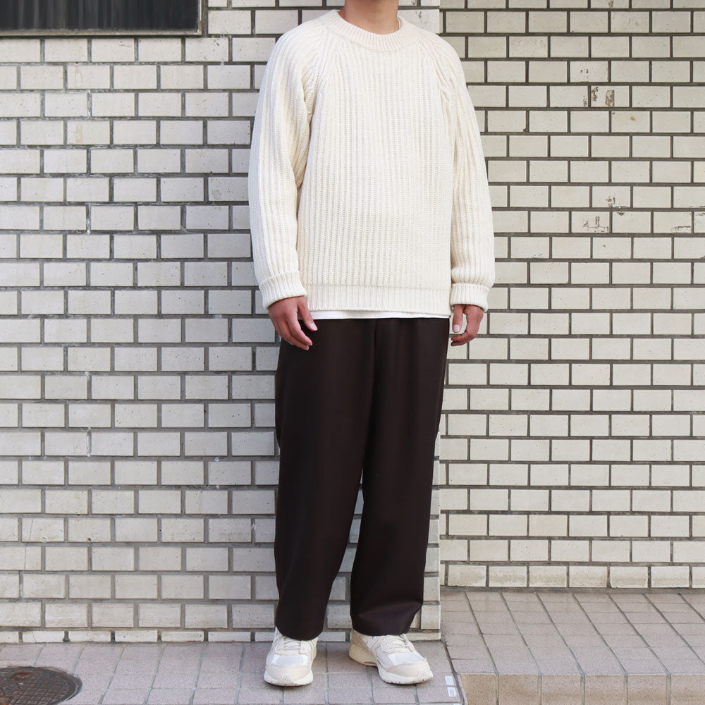 INTERIM(インテリム) - 60s 3GG RAGLAN FISHERMAN SWEATER CREW – Area