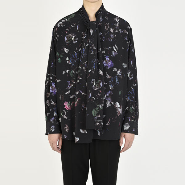 DECHINE BOW COLLAR SHIRT INKJET (REAL FLOWER) - LAD MUSICIAN 「Area」