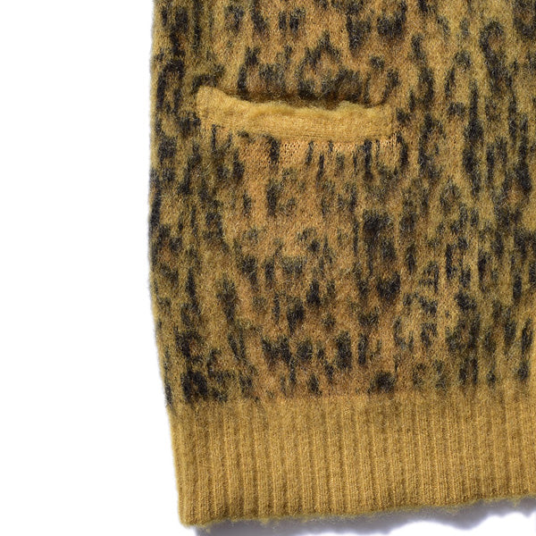 MINEDENIM(マインデニム) - Kid Mohair Leopard Knit Long Cardigan – Area