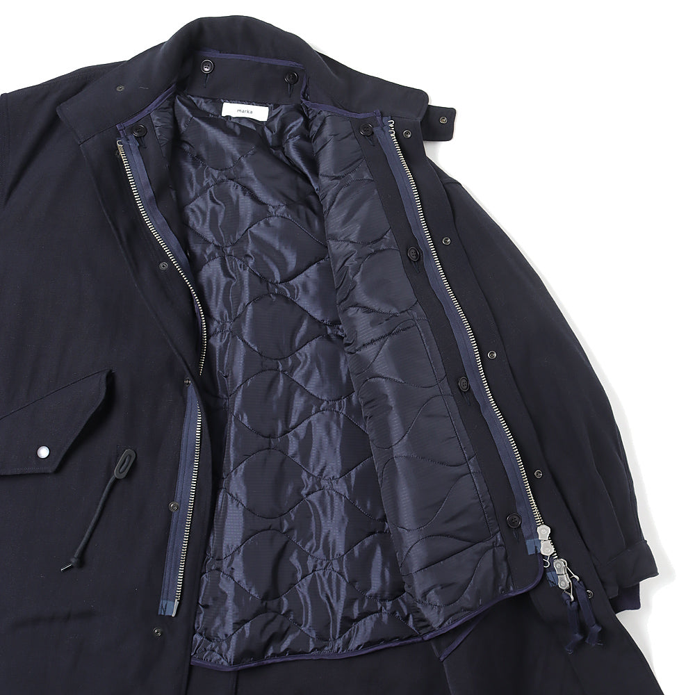 marka(マーカ) - MODS PARKA WOOL LINEN BACK SATIN – Area